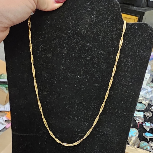 Stampd | Jewelry | K Italy 20 Inch Chain Stamped 10k Italy Twisted ...